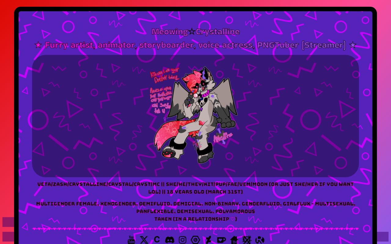 Crystalline's carrd!!!